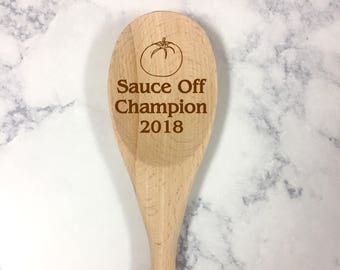 Personalized Salsa Cook-off Winner Spoon Cooking Contest - Etsy