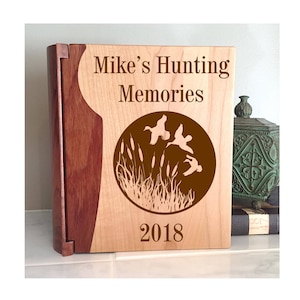 Personalized Hunting Memories Photo Album, Hunting Gift, Duck Hunter ...