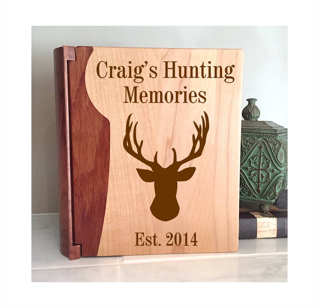 Personalized Hunting Memories Photo Album, Custom Hunting Gift, Hunting ...