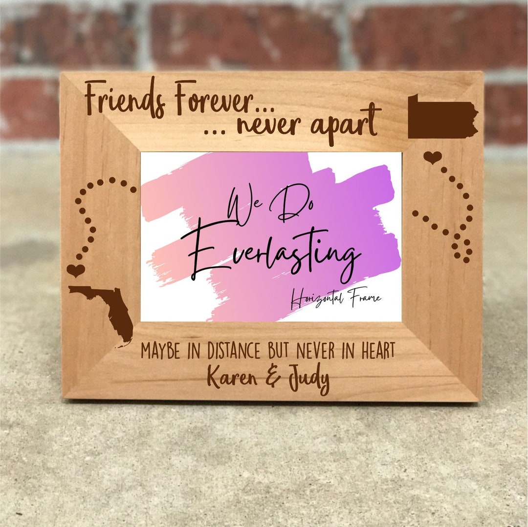 Personalized FRIENDS FOREVER Picture Frame Gift for Friend - Etsy