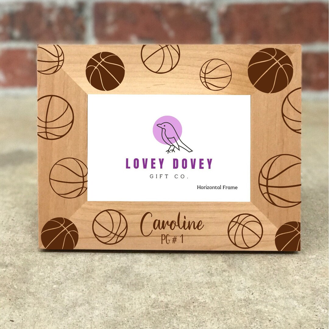 Personalized Basketball Picture Frame, Basketball Theme Decor ...