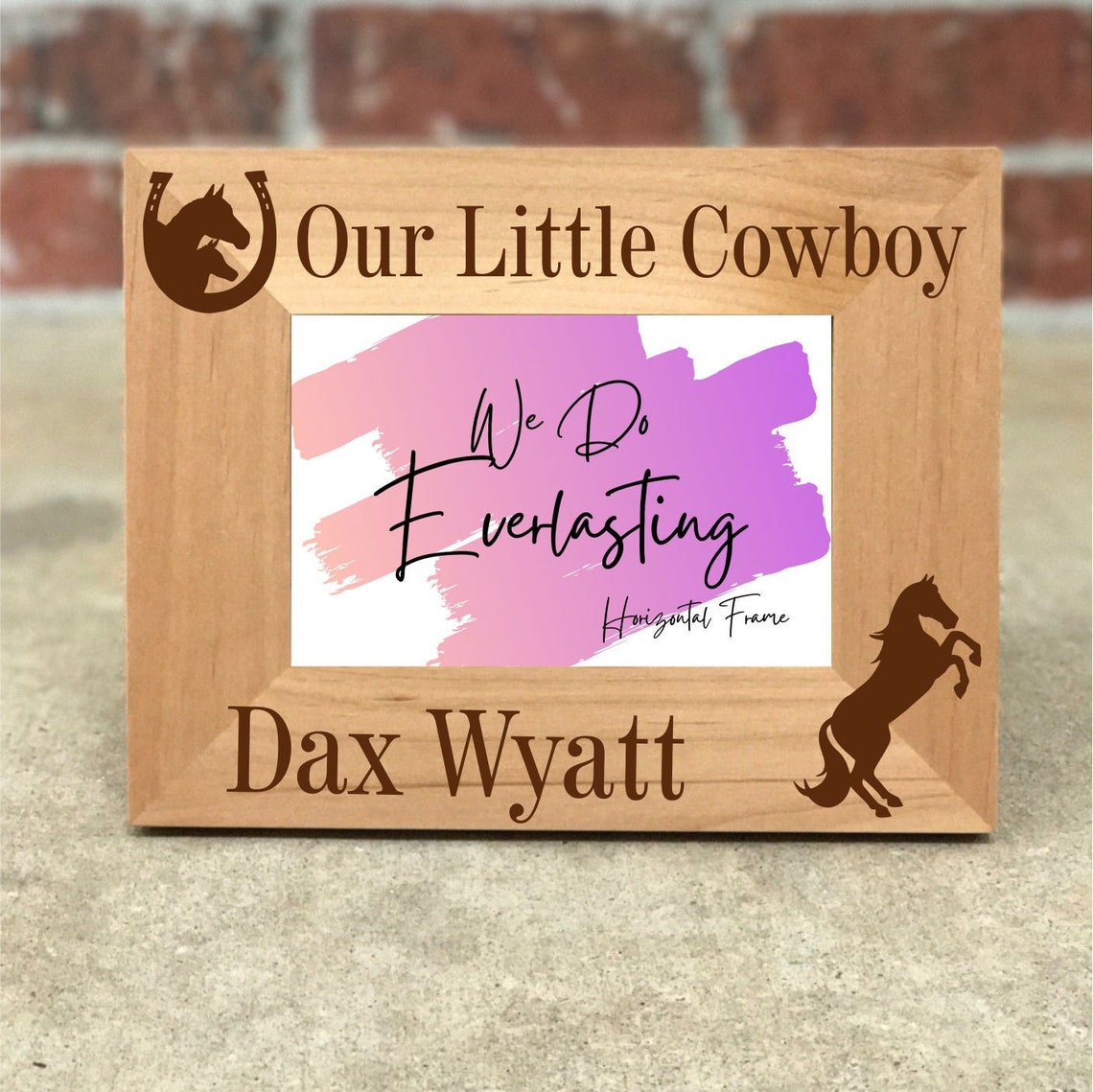 Personalized Baby Picture Frame Cowboy Baby Decor Little - Etsy