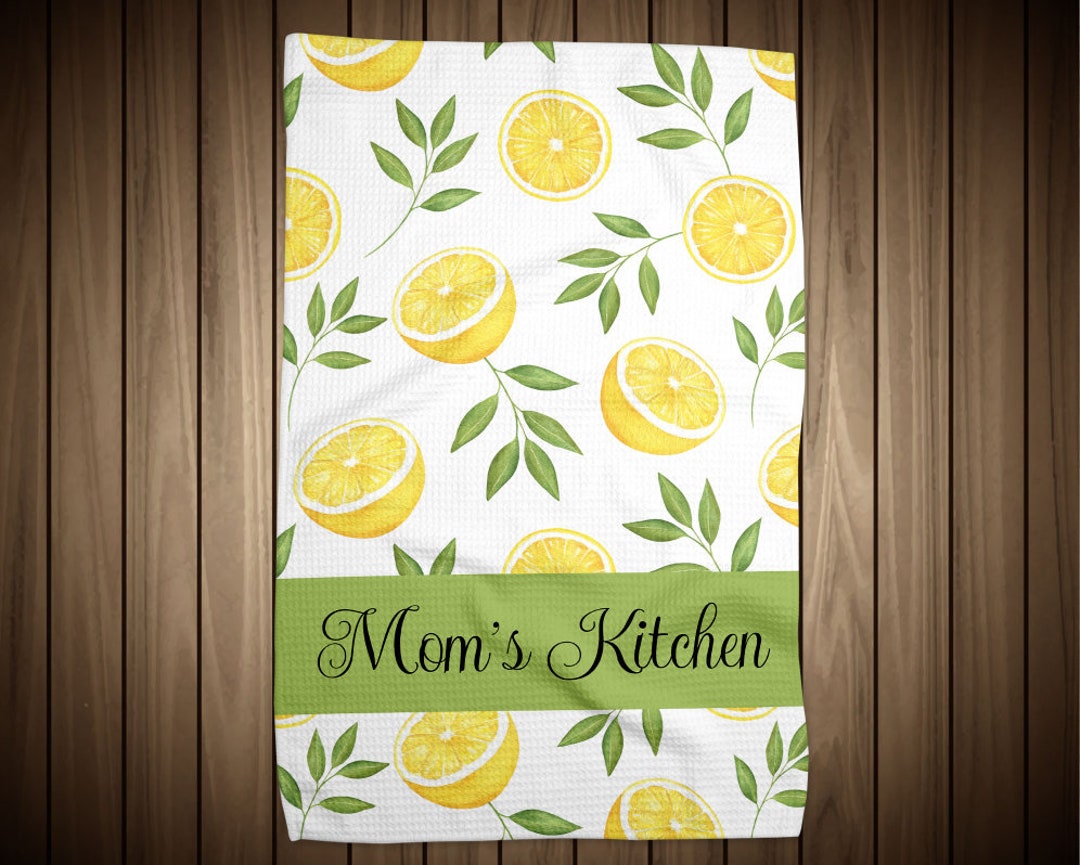Lemon Kitchen Decor Towel, Grandma Gift Set, Meyer Lemon Kitchen Decor ...