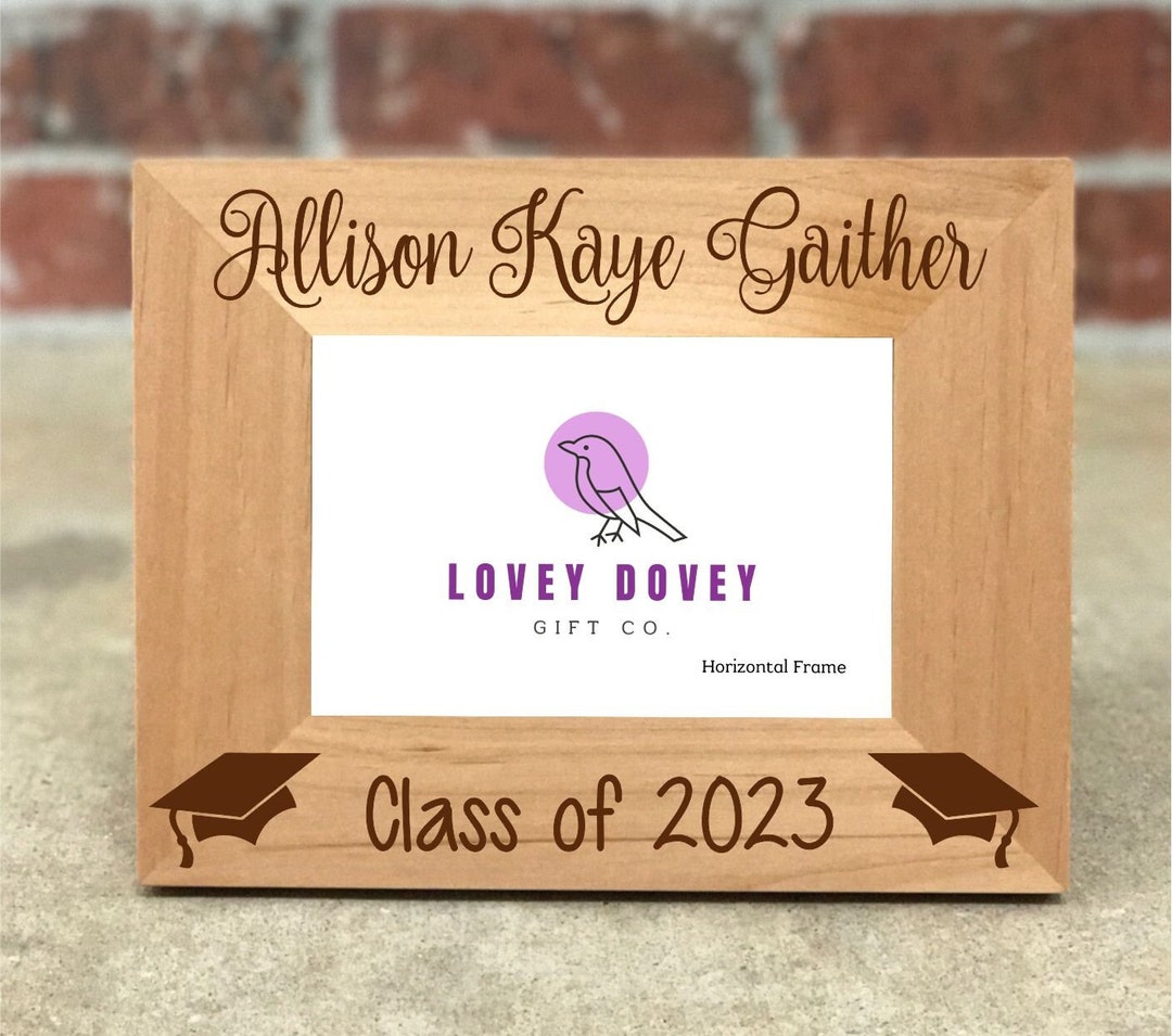 Personalized Graduation Picture Frame, Gift for Graduate, New Graduate ...