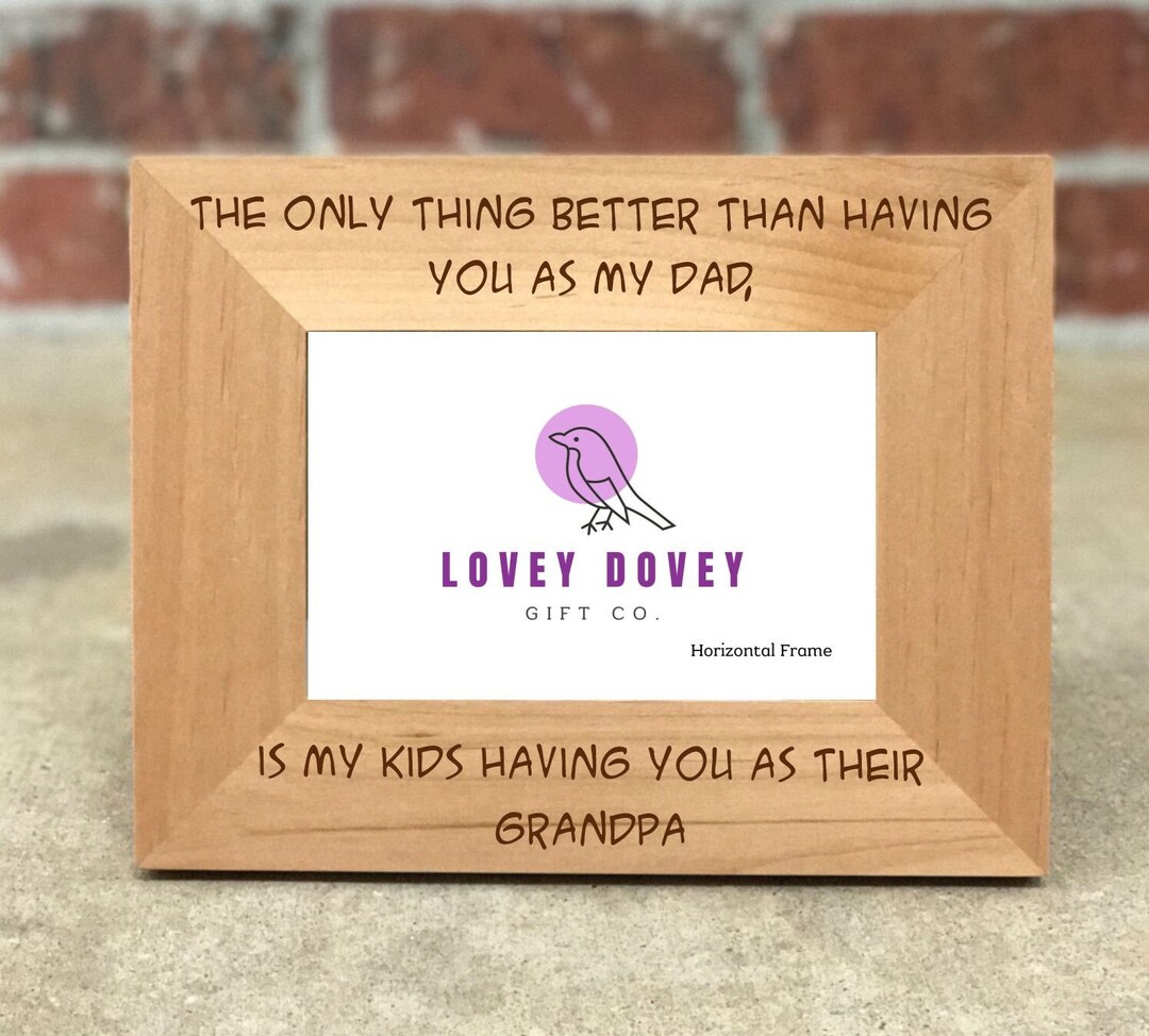 Father's Day Picture Frame, Grandpa Frame, Father's Day Gift, Gift for ...