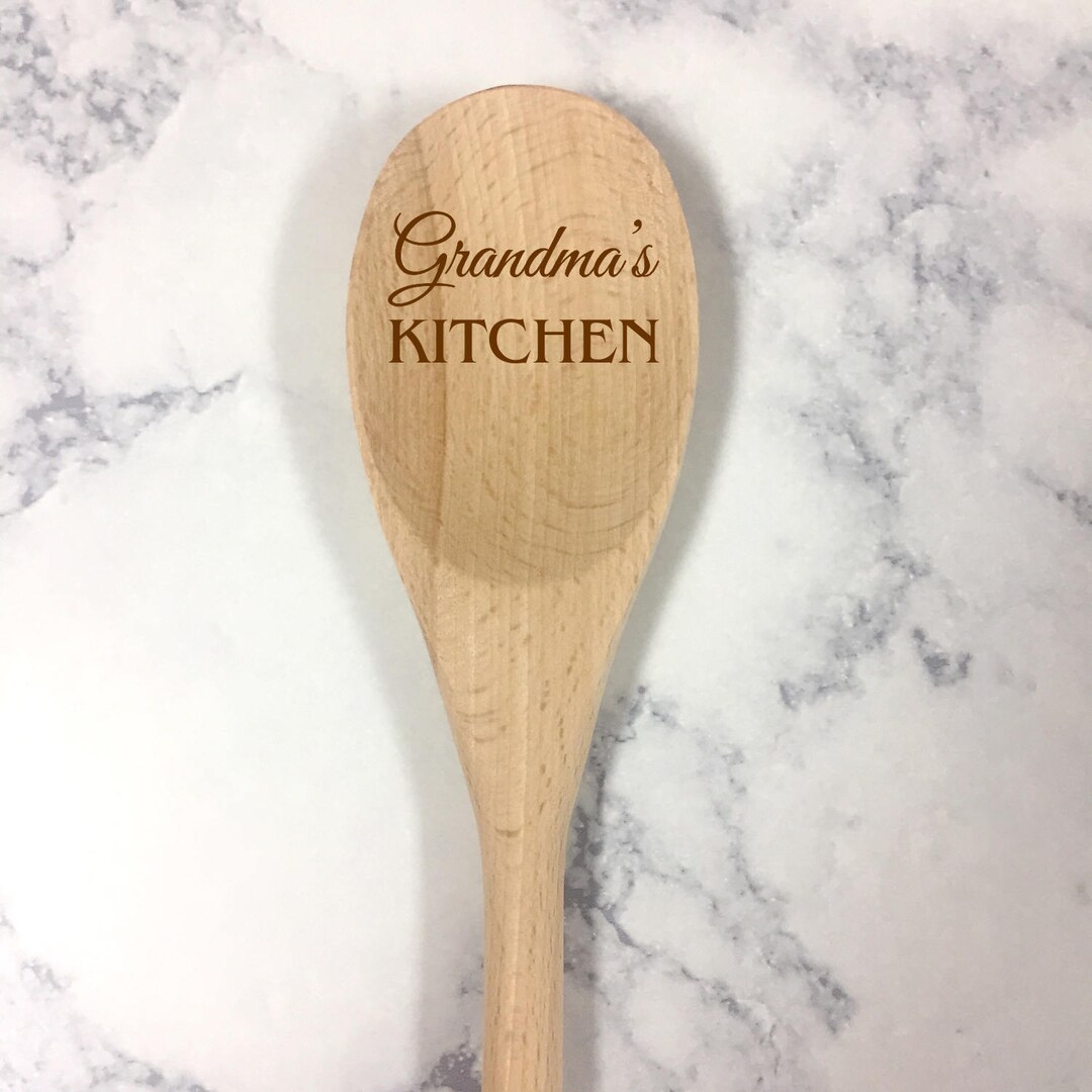 Personalized Grandma's Kitchen Spoon, Gift for Grandma, Birthday Gift ...