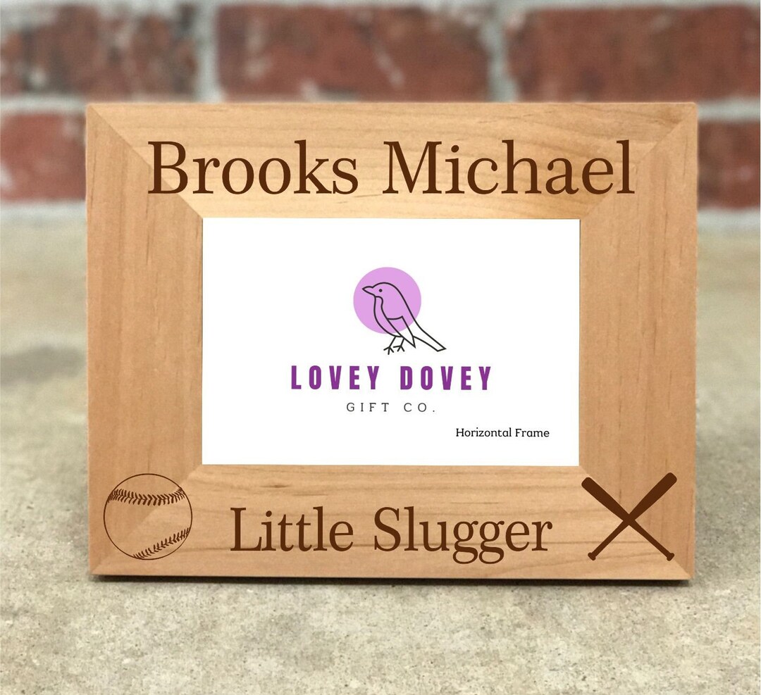 Personalized Baseball Picture Frame, Baseball Nursery Decor, Baseball ...