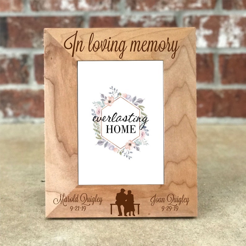 Personalized Grandparent Memorial Picture Frame In Loving | Etsy