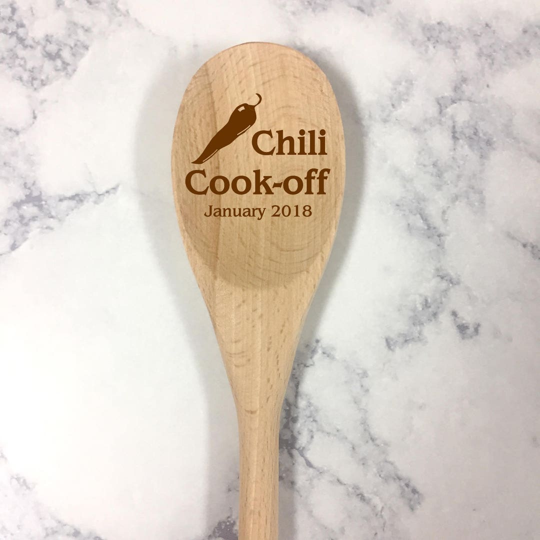 Personalized Chili Cook-off Winner Spoon, Cooking Contest Prize ...