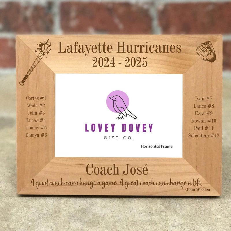 Baseball Coach Frame - Etsy