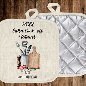 Personalized Salsa Cook-off Winner Spoon, Cooking Contest Prize ...