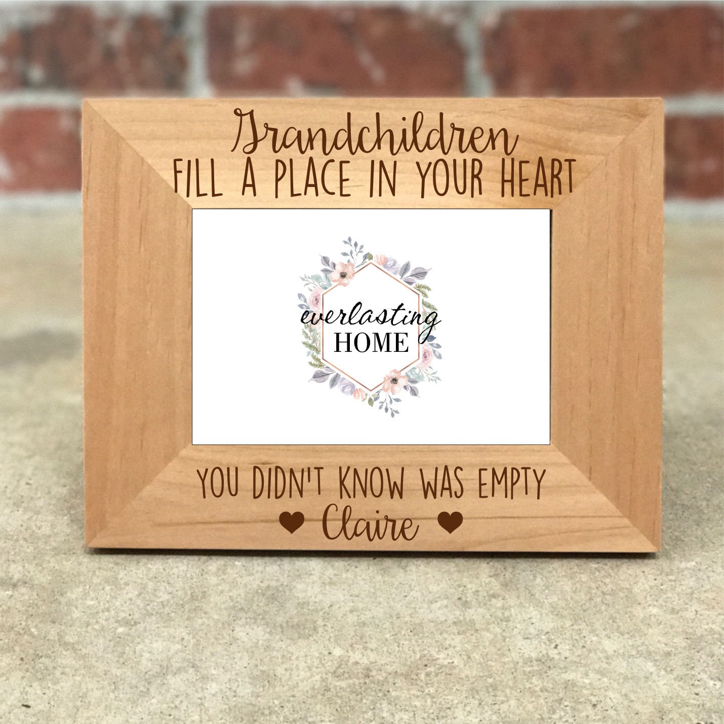 Grandchildren Picture Frame Grandparent Picture Frame Gift - Etsy