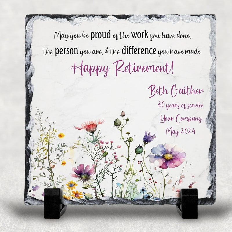 Retirement Plaque - Etsy