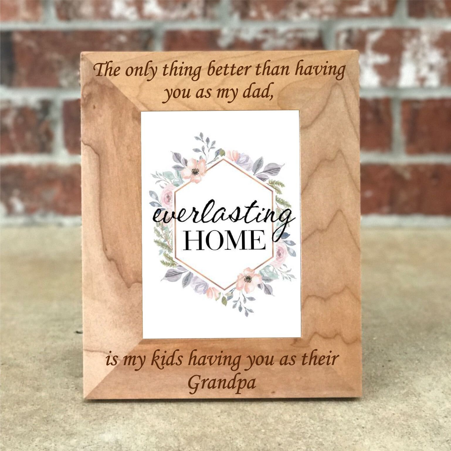 Father's Day Picture Frame Grandpa Frame Father's | Etsy