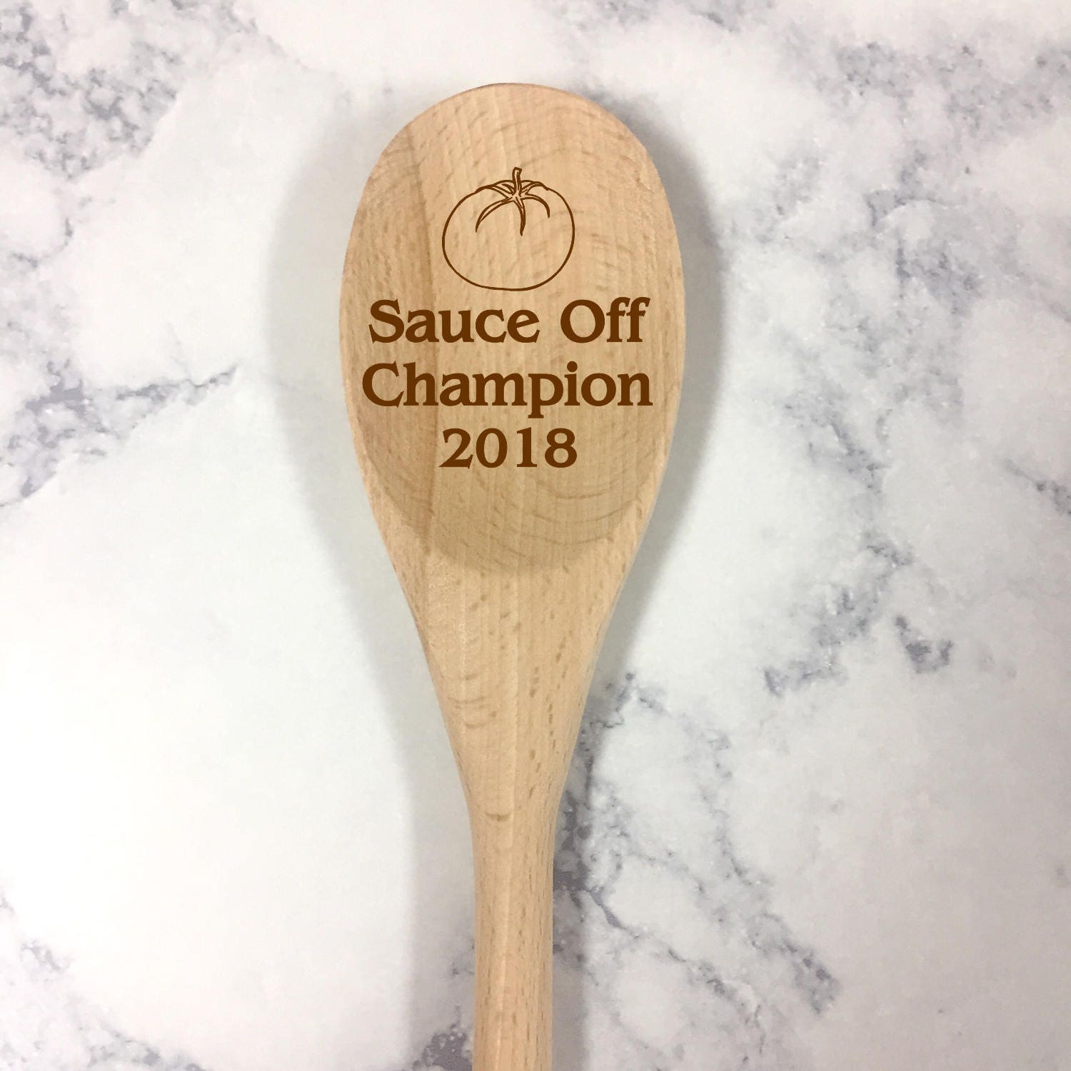 Personalized Sauce Cook-off Winner Spoon, Cooking Contest Prize ...