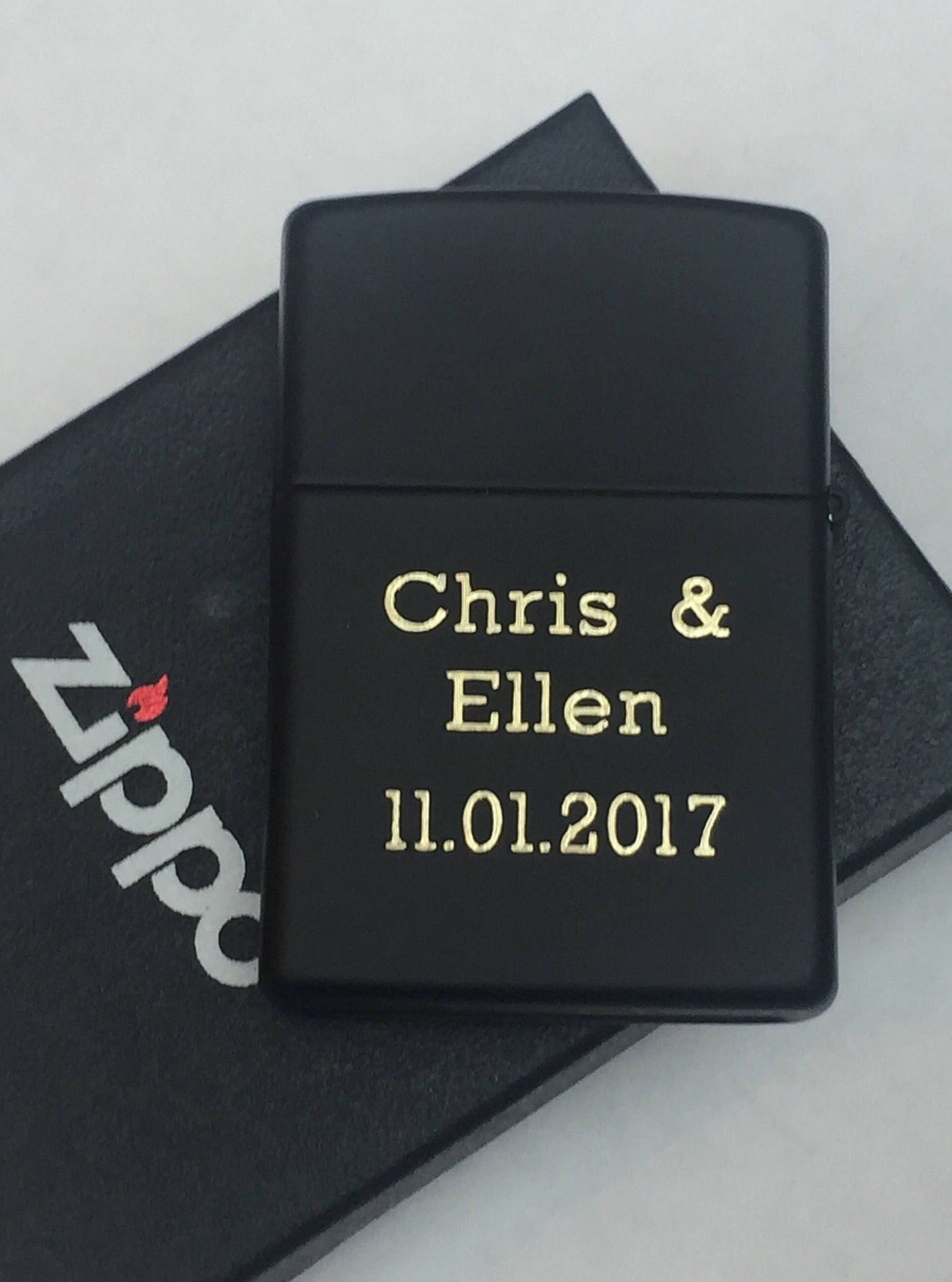 BLACK MATTE Personalized Engraved Lighter best Mangroomsmen - Etsy