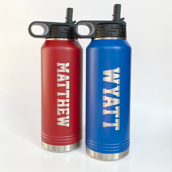 School Logo Water Bottle - Etsy