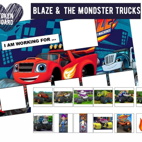 Monster Truck Blaze - Etsy