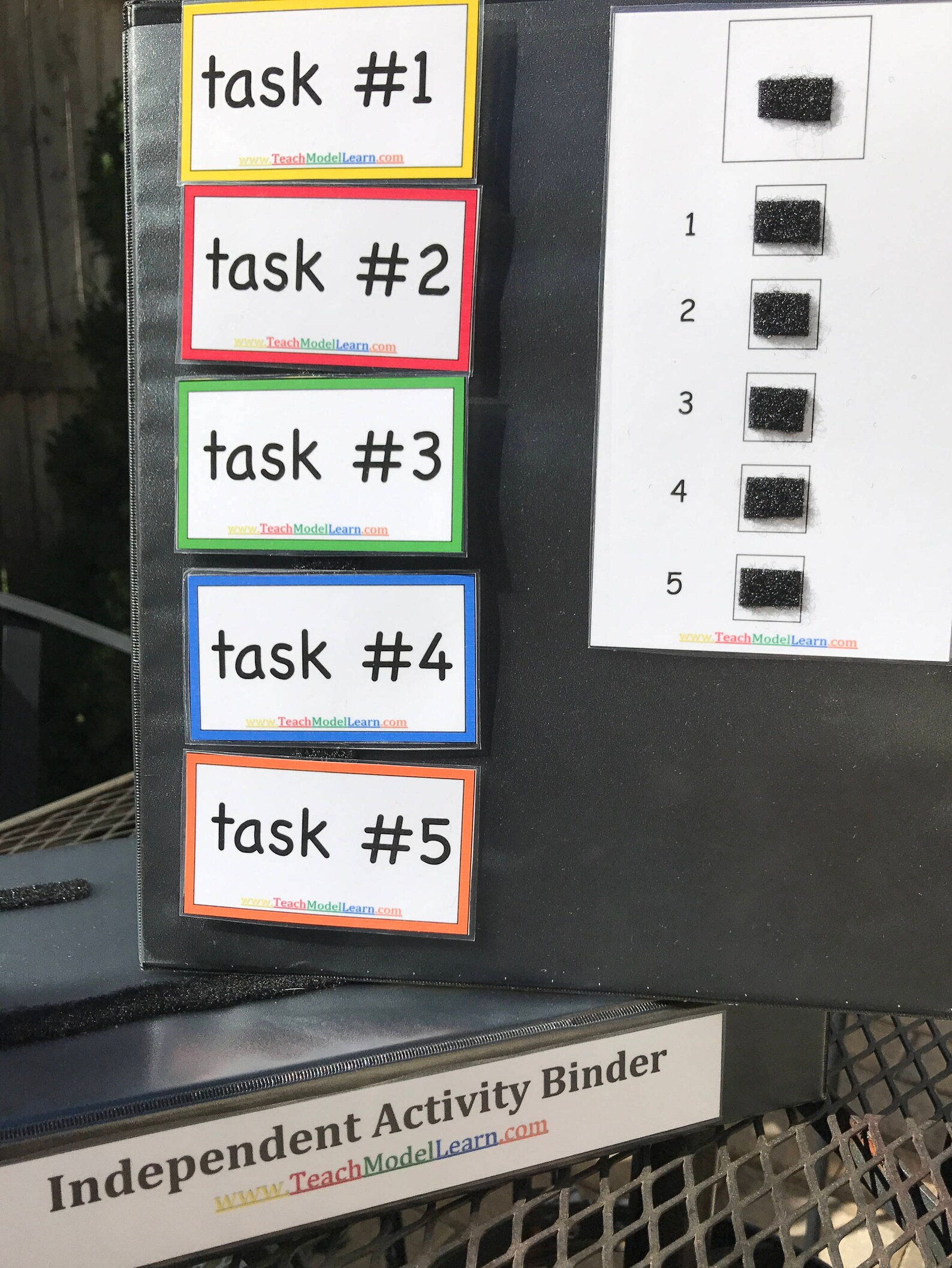 Teach Model Learn Independent Activity Binder - Etsy