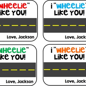I "wheelie" Like You! Valentine's Day Cards - Etsy
