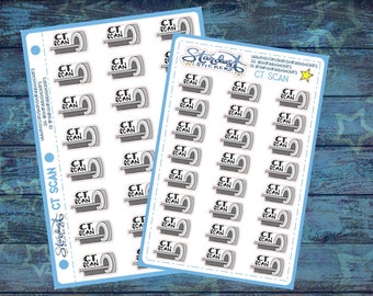 Ct Scan Sticker | Etsy