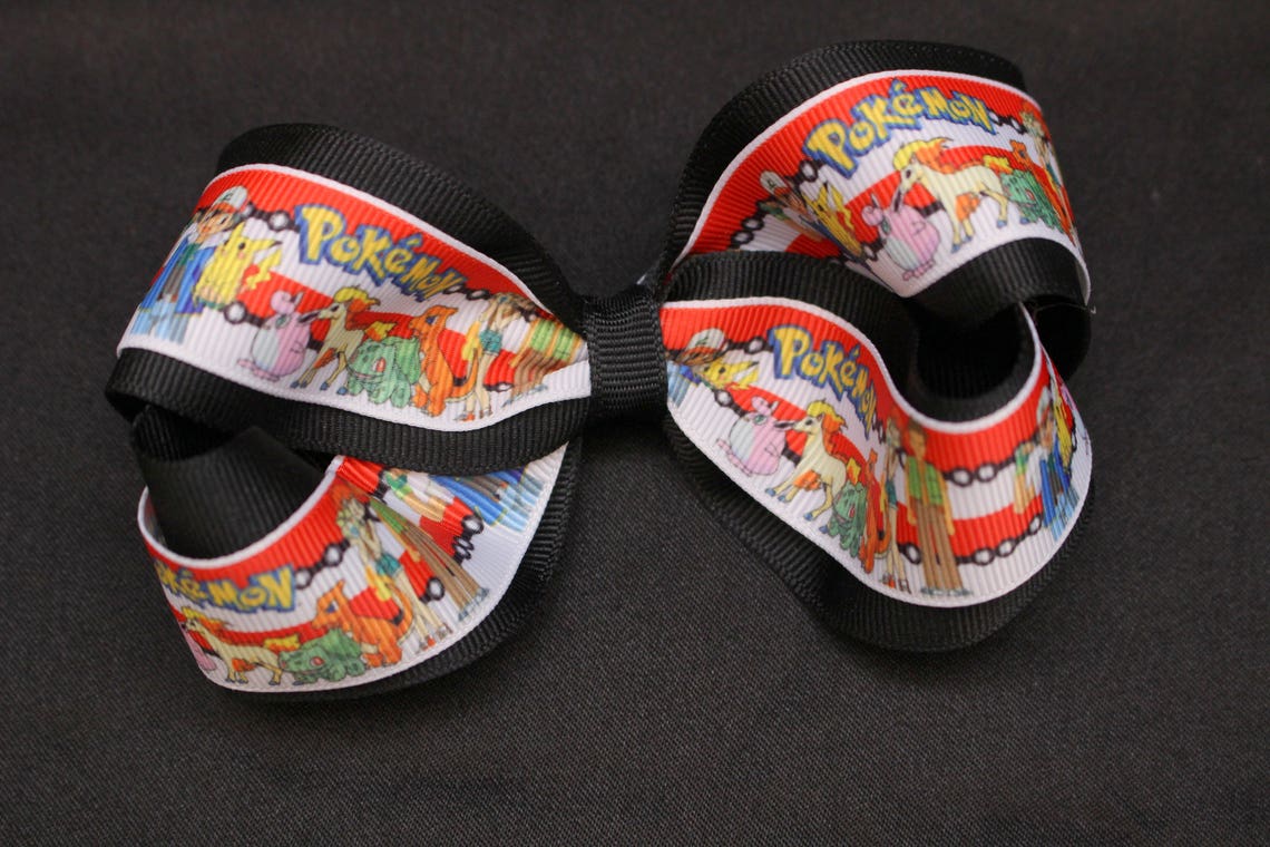 Baby Toddler Girl Classic Pokemon Inspired Hair Bow Costume - Etsy