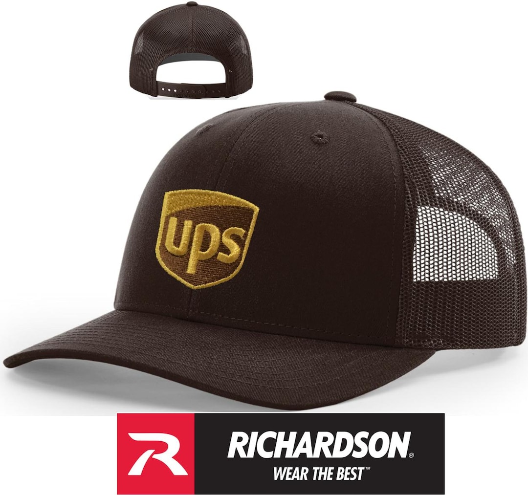 Custom UPS Hats Caps Flex Fit 210 Flat Bill, 6277 Curved, Richardson ...