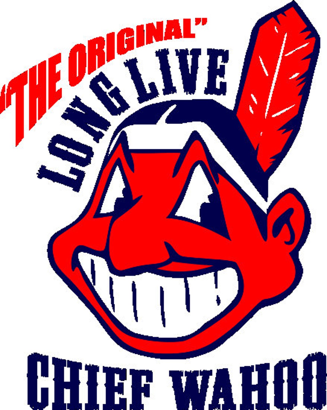 Long Live Chief Wahoo T-Shirt Cleveland Indians FREE SHIPPING | Etsy