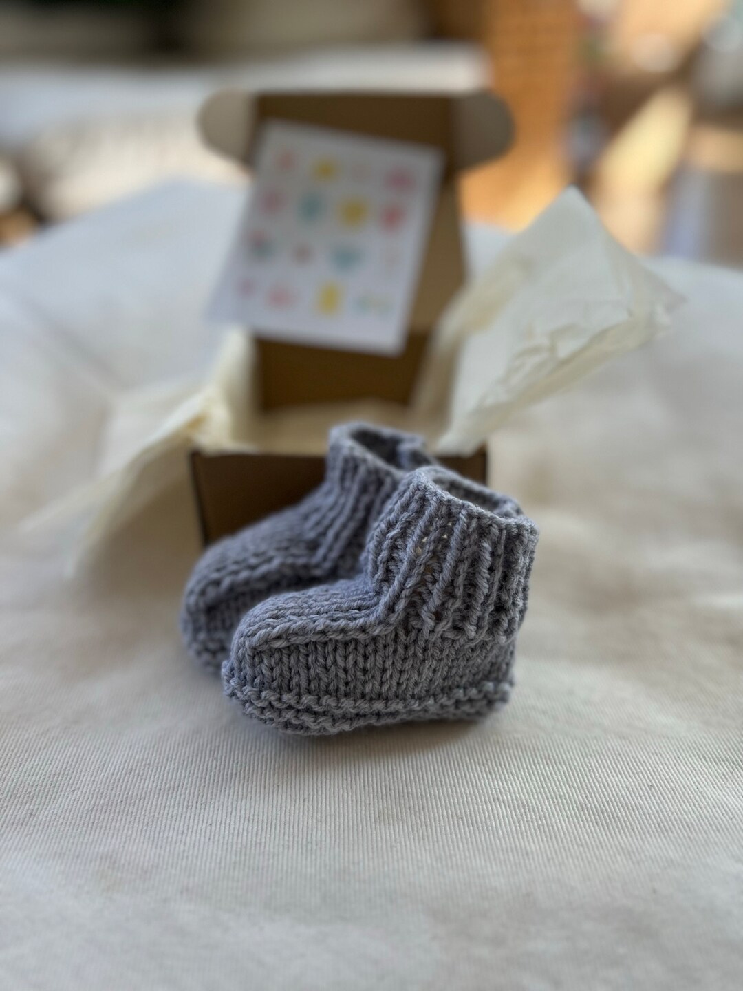Knit Baby Booties Pattern: Newborn to 6 Months (PDF Pattern) - Etsy
