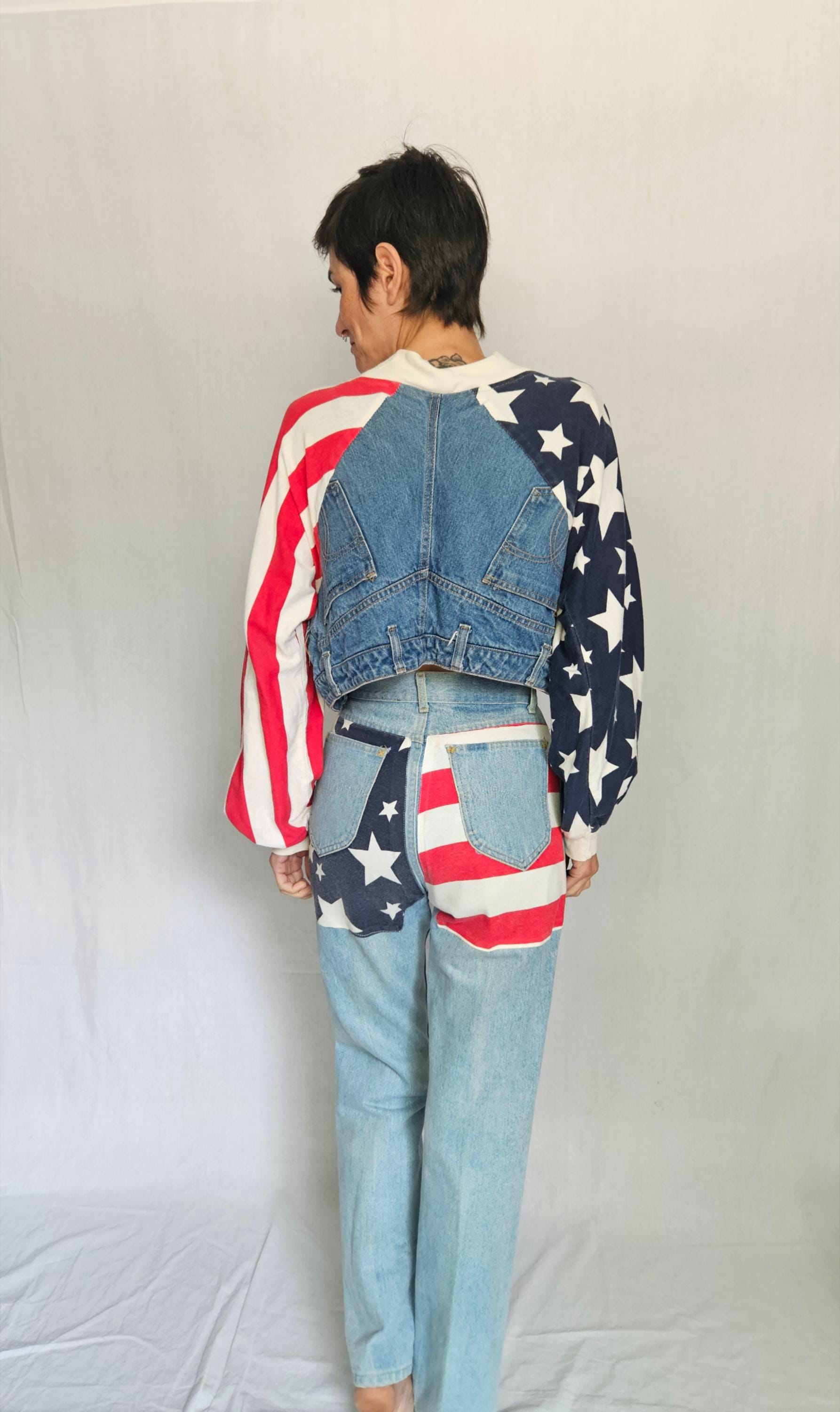 Frederick’s of Hollywood American Flag Set – Reworked Vintage Denim ...