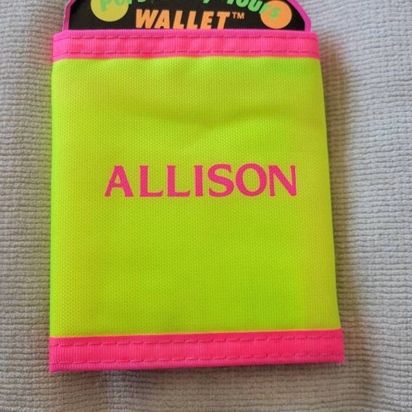 Neon Wallet - Etsy