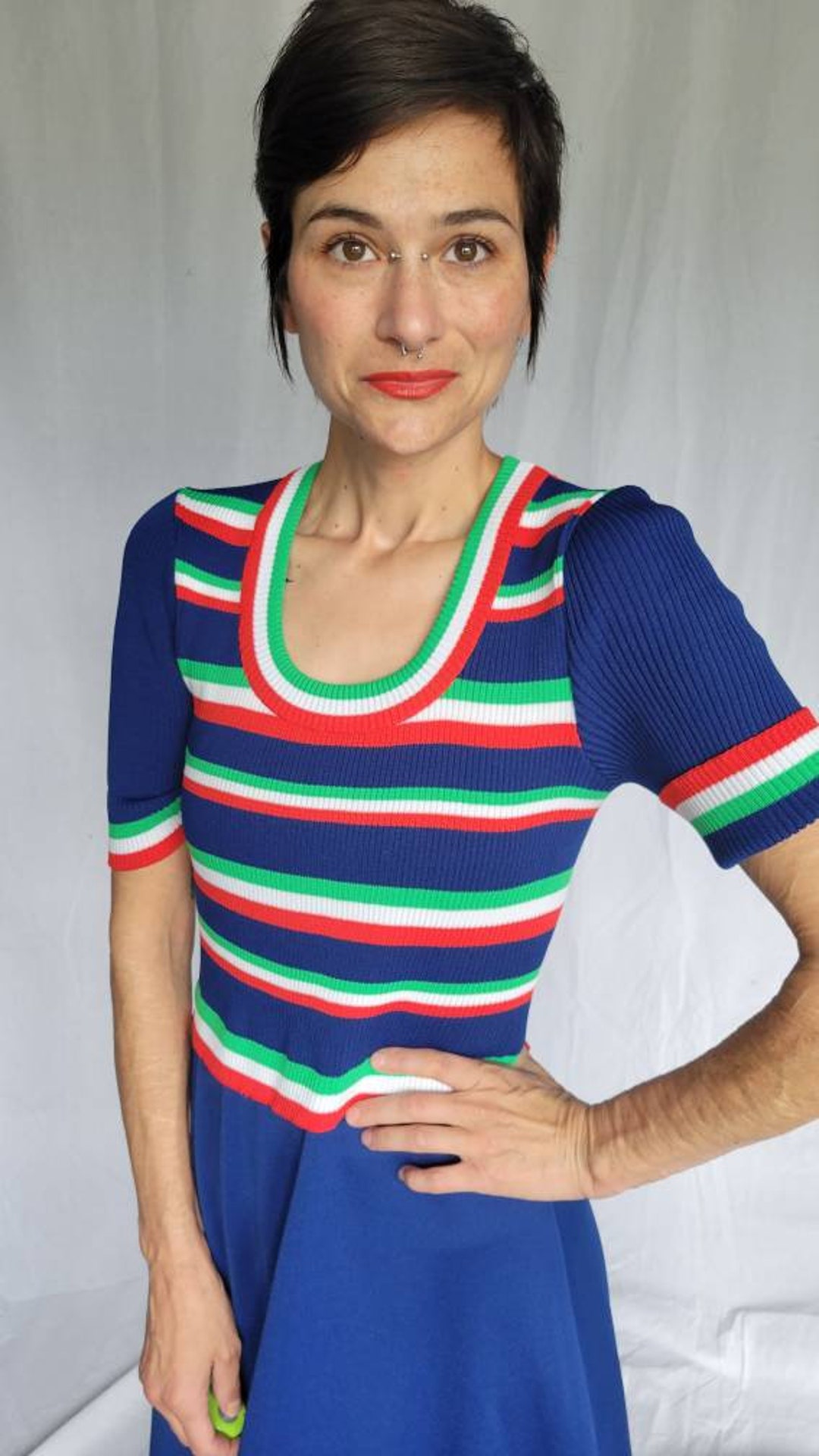1970s Double Knit Maxi Dress: Giamo Vintage XS/S - Etsy
