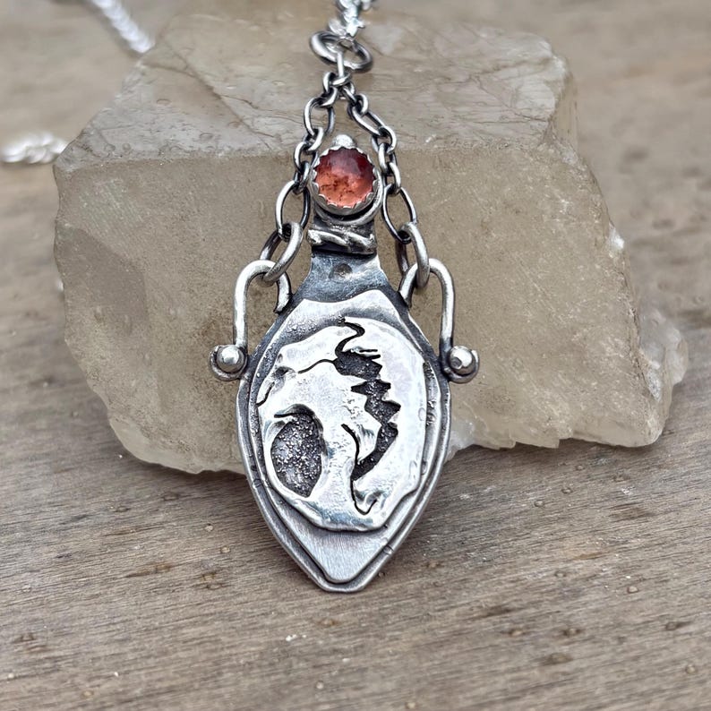 Cat Skull Spell Jar Necklace With Pink Tourmaline — Gothic Witchy ...