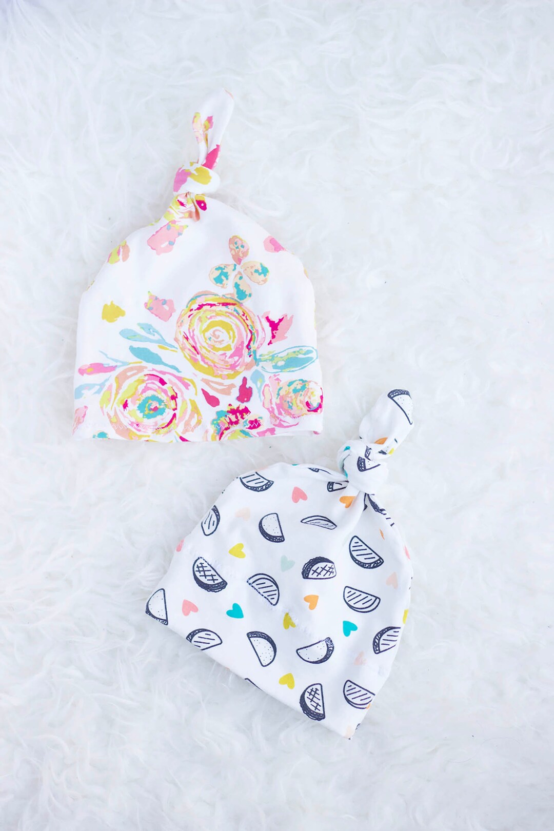 Baby Beanie Pattern/ Newborn Top Knot Beanie Pattern / PDF - Etsy