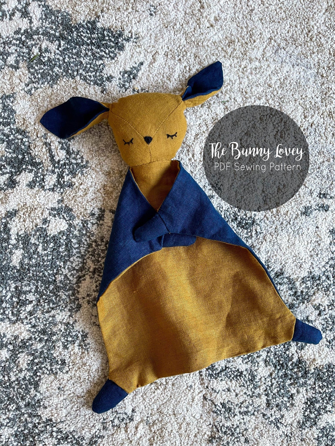 Bunny Lovey Sewing Pattern / PDF Sewing Pattern / Baby Sewing - Etsy
