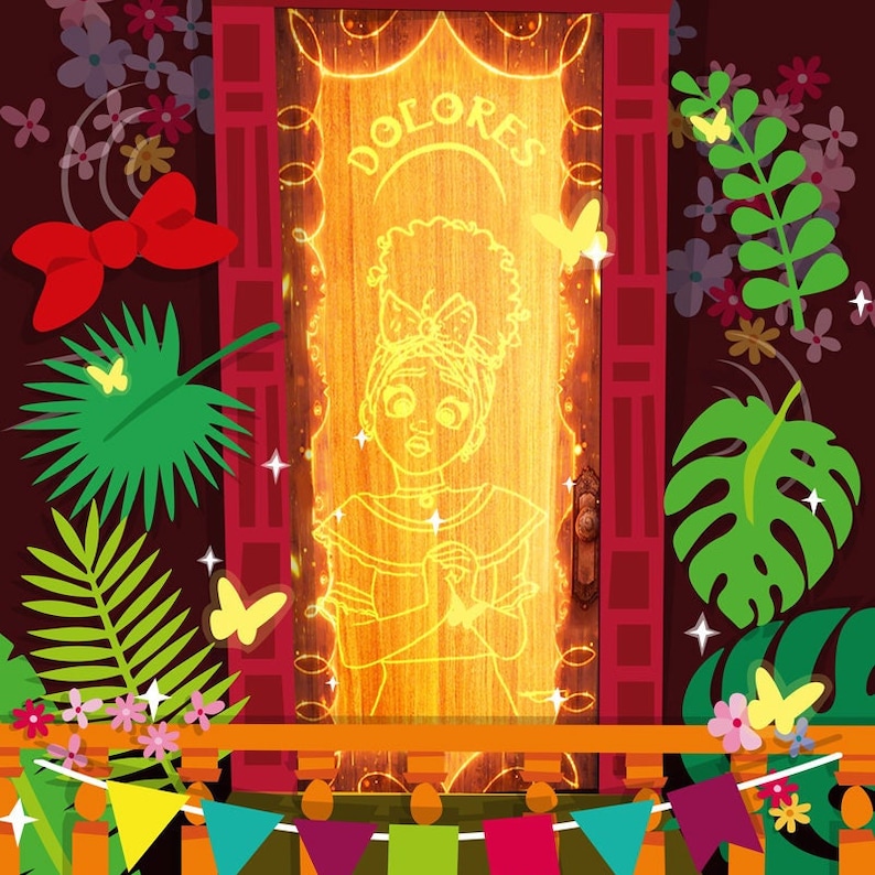 ENCANTO DOORS Custom Birthday Invitation - Etsy