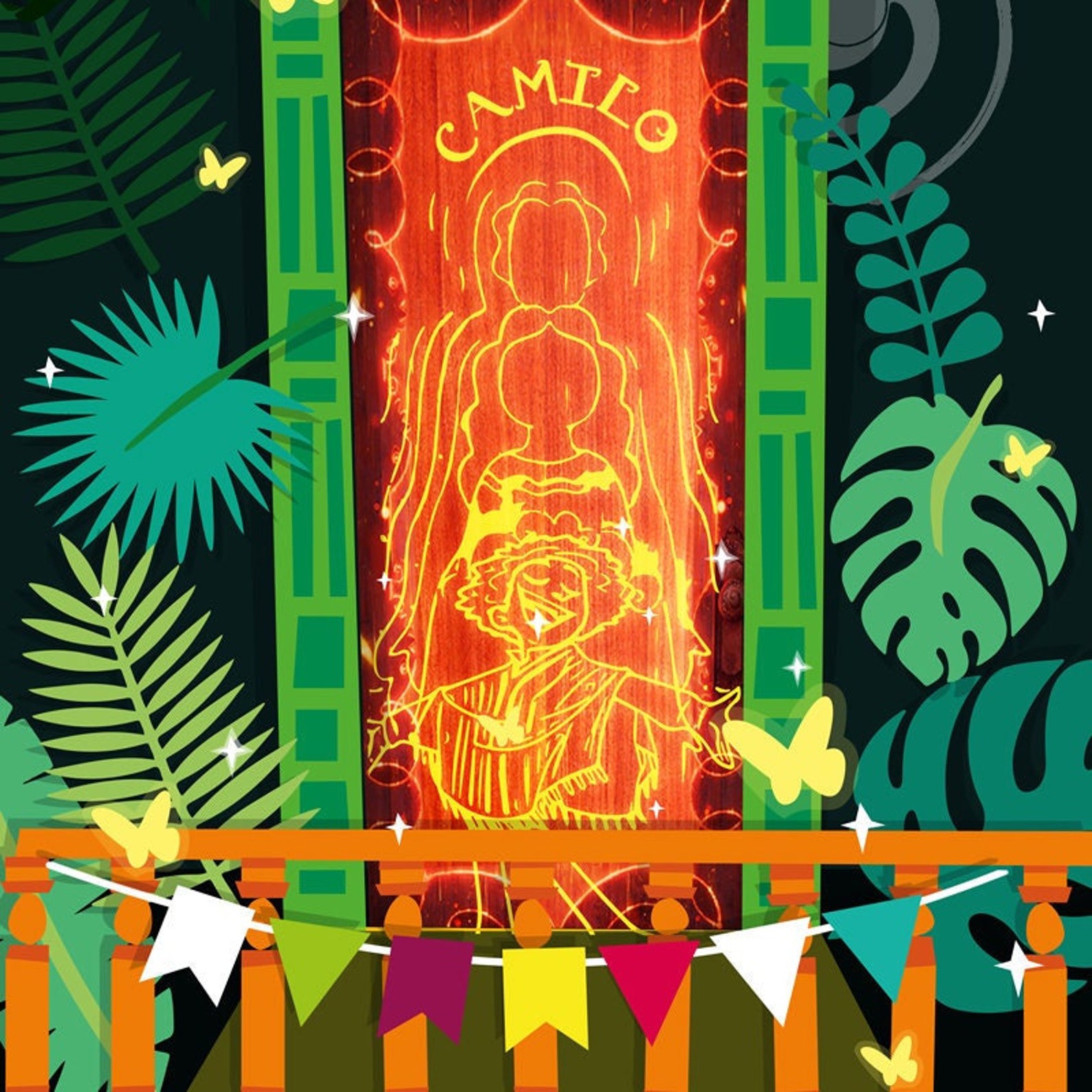 ENCANTO DOORS Custom Birthday Invitation - Etsy