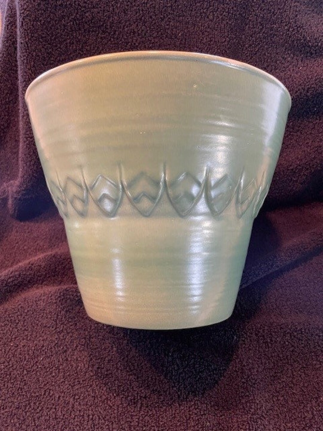 8 Green Red Wing Flower Pot 445-8 - Etsy