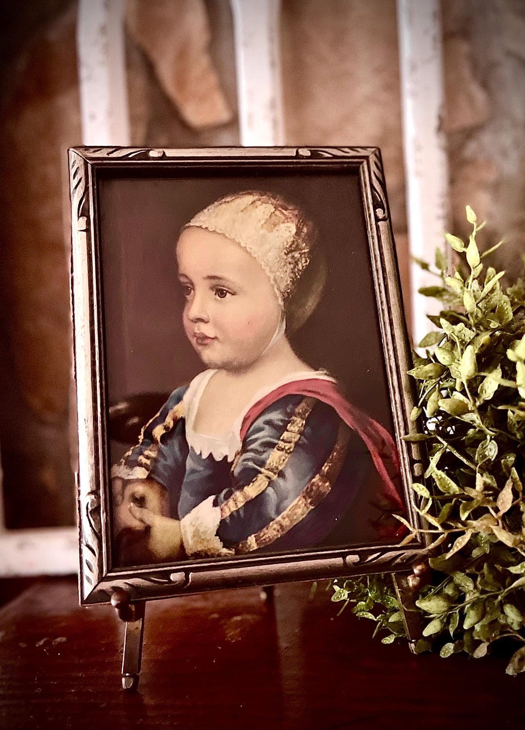 Vintage Framed “baby Stuart” Print - Etsy