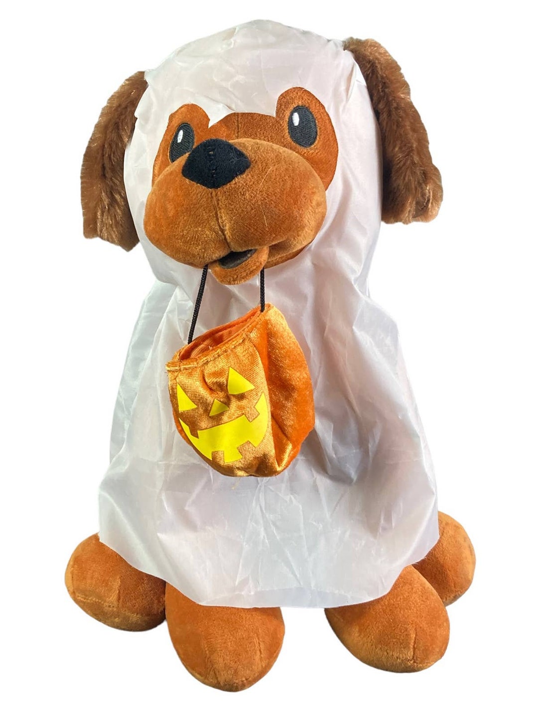 Halloween Door Greeter Dog Ghost Pumpkin Plush Stuffed Cute - Etsy