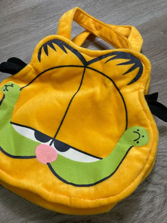 Vintage Garfield Plush Kids Small Cartoon Hand Bag Yo… - Gem