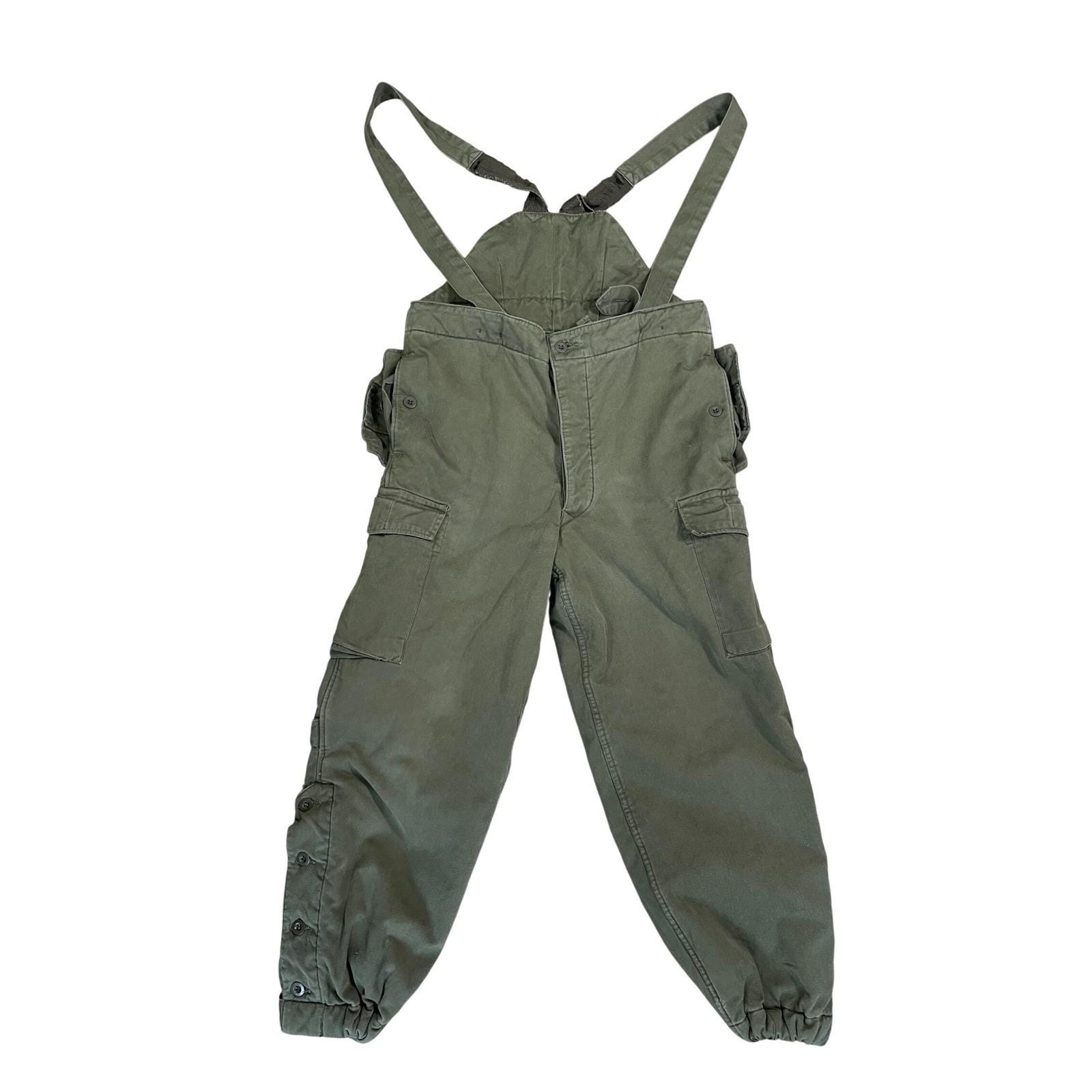 Vintage 1979 German Army Bundeswehr Olive Green Field Overalls 34x25 ...