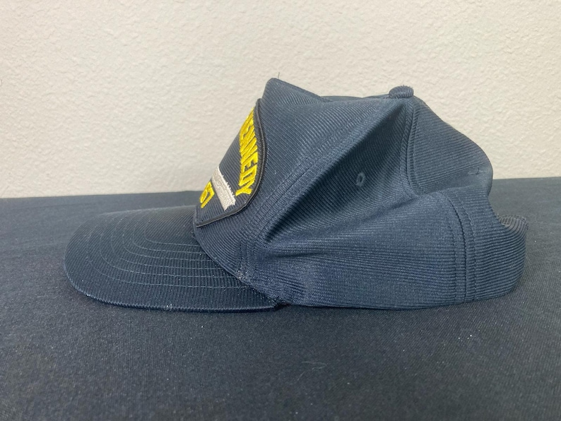 USS John F. Kennedy CV-67 Navy Ship Embroidered Hat Black Vintage ...