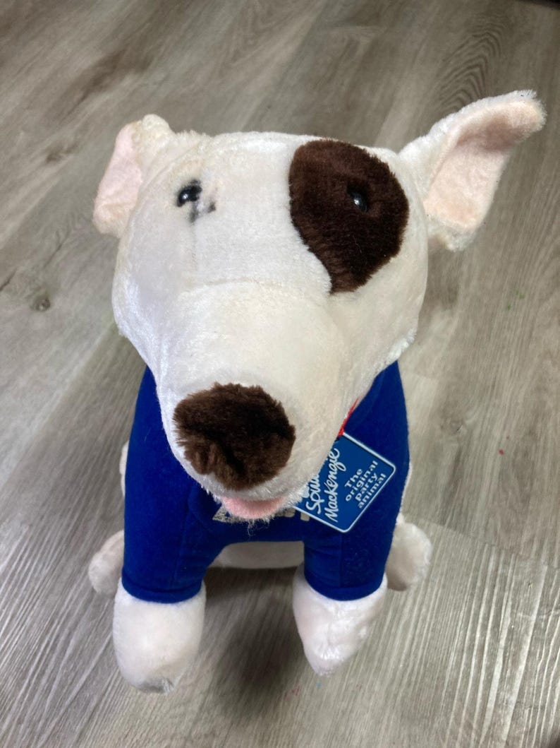 Vintage 1987 Spuds Mackenzie Bud Light Plush Dog Breweriana Collectible ...