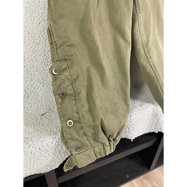 Vintage 1979 German Army Bundeswehr Olive Green Field Overalls 34x25 ...