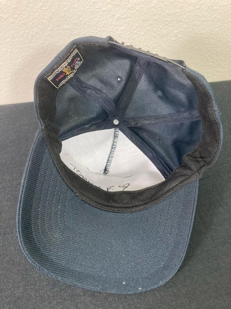 USS John F. Kennedy CV-67 Navy Ship Embroidered Hat Black Vintage ...