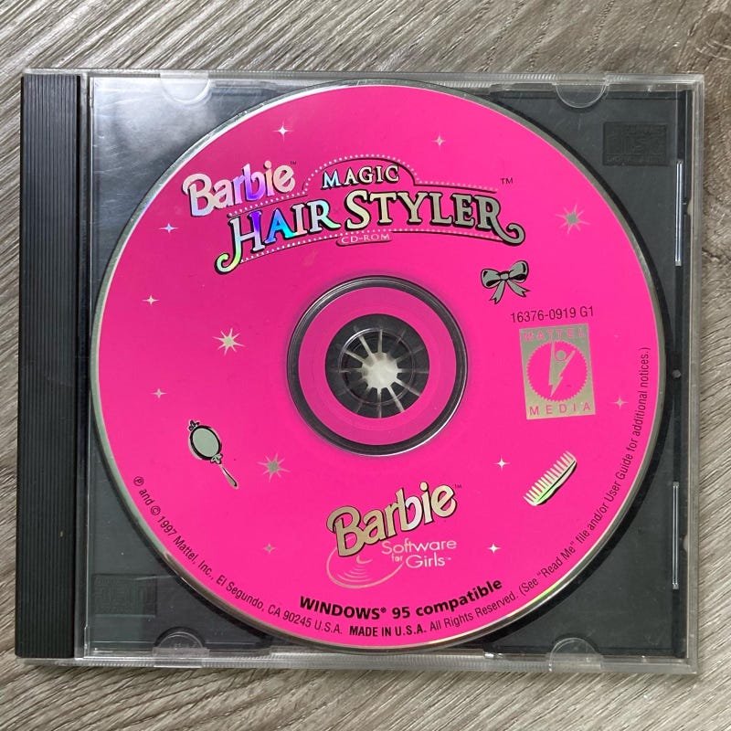 Barbie Toy Computer - Etsy