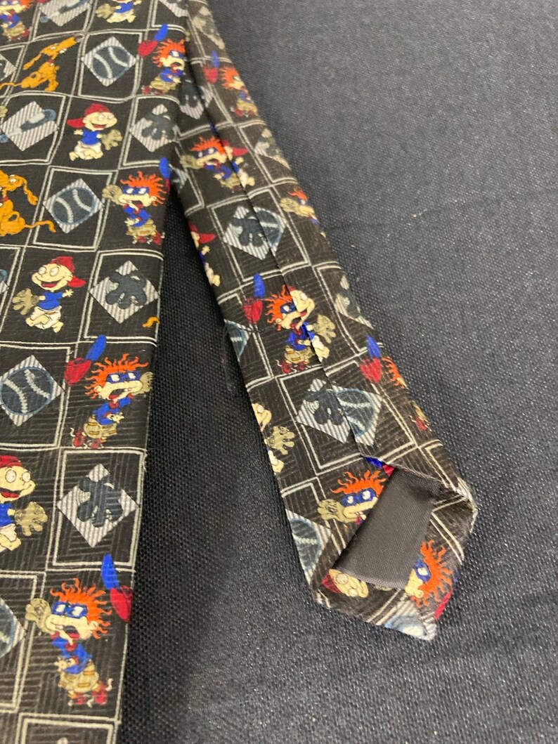 VTG 90s Nickelodeon Rugrats Tie Necktie Tommy & Chuckie Characters - Etsy
