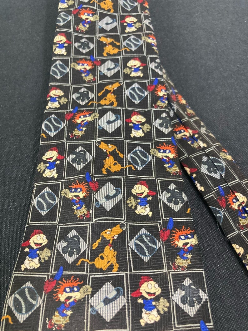 VTG 90s Nickelodeon Rugrats Tie Necktie Tommy & Chuckie Characters - Etsy