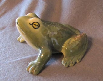 Vintage ceramic frog | Etsy